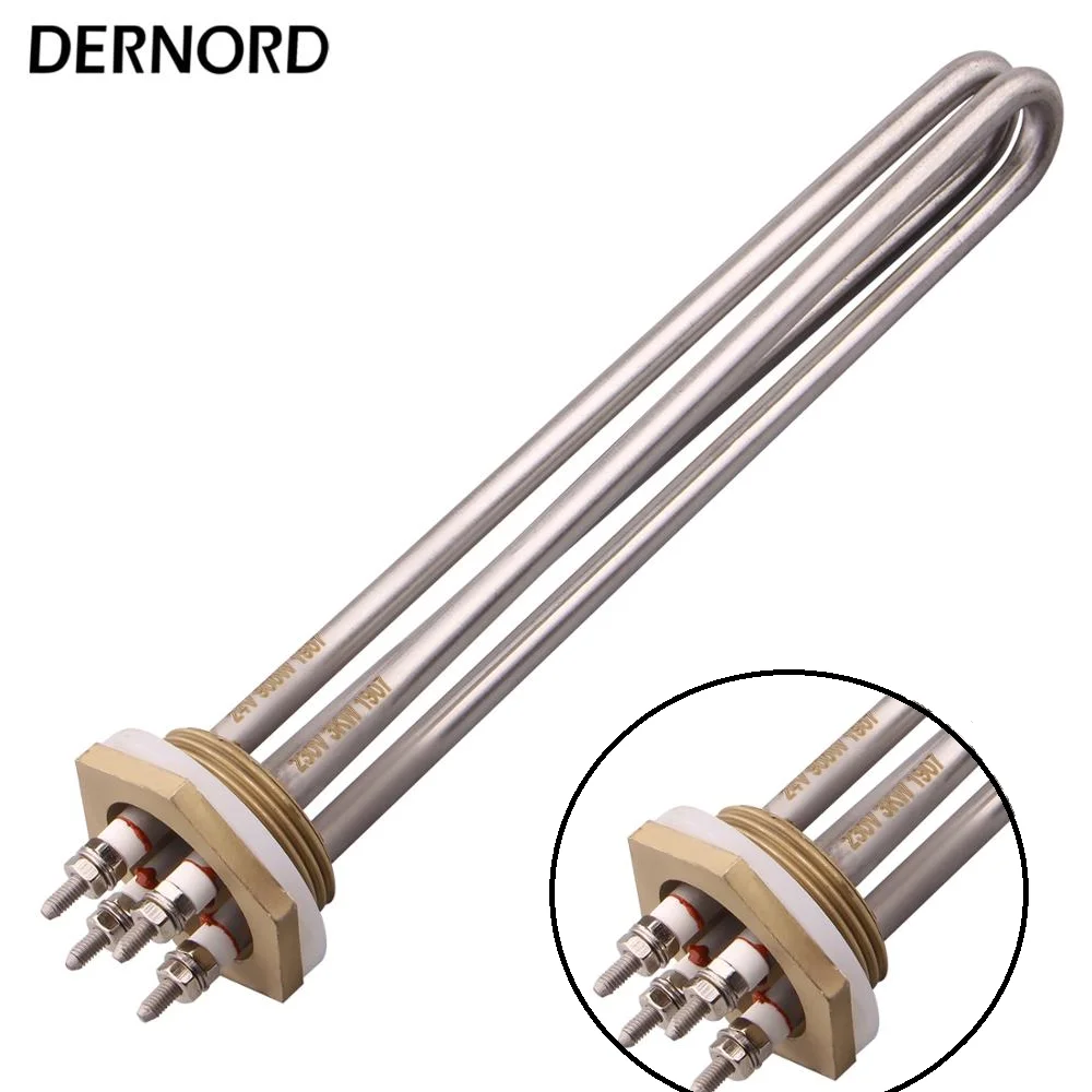 DERNORD DN32 Combined Immersion Water Heating Element 24V 900W&230V 3KW ...