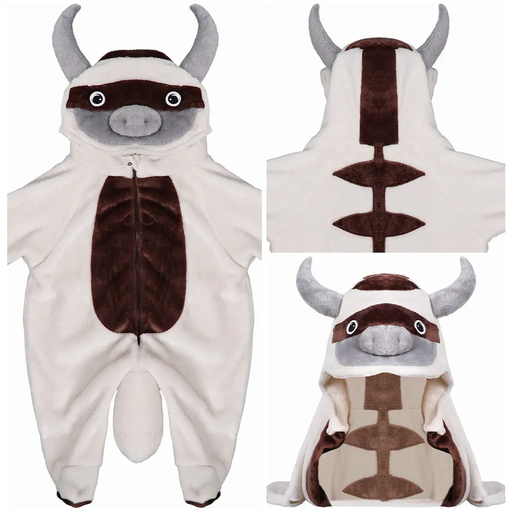 Avatar-Fantasy-Appa-Cosplay-Costume-Cartoon-Cow-Onesie-Outfits-Kids ...
