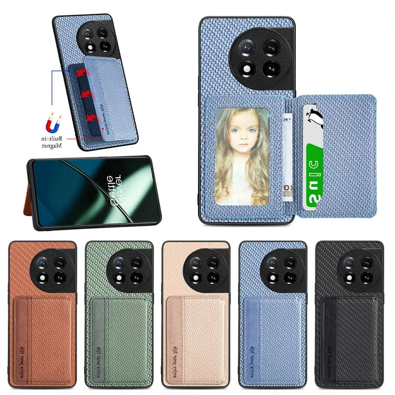 Leather Wallet Card Holder Phone Case with Magnetic Stand Feature for ...