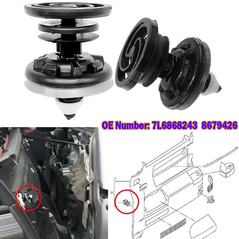 Clips-de-sujeci-n-de-montaje-de-Panel-de-puerta-para-VW-Golf-Passat ...