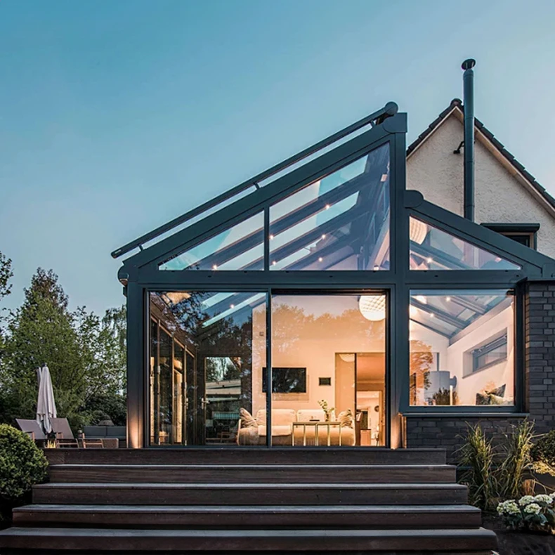 Automatic Movable Electric Motorized Retractable Sliding Glass Roof ...