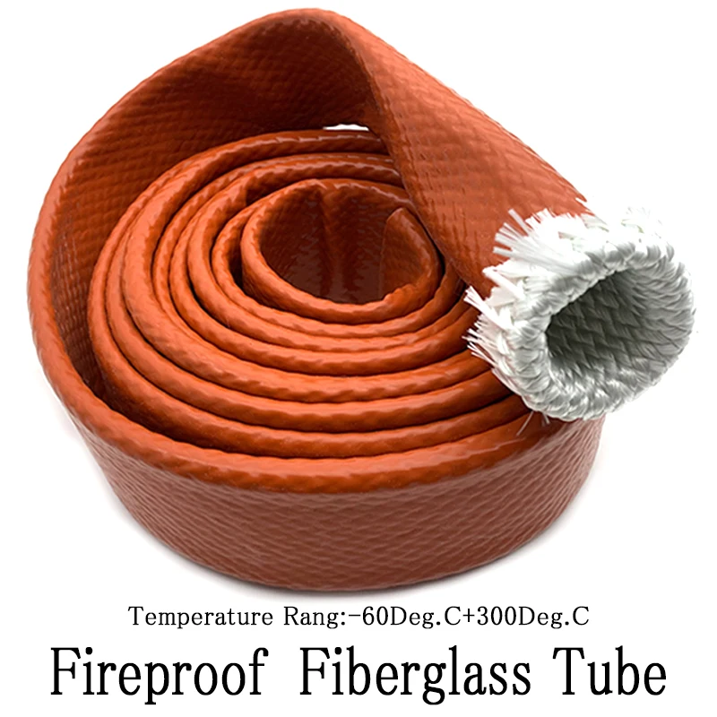 High-Temperature-Resistant-Fiberglass-Tube-Silicone-Resin-Coated-Glass ...