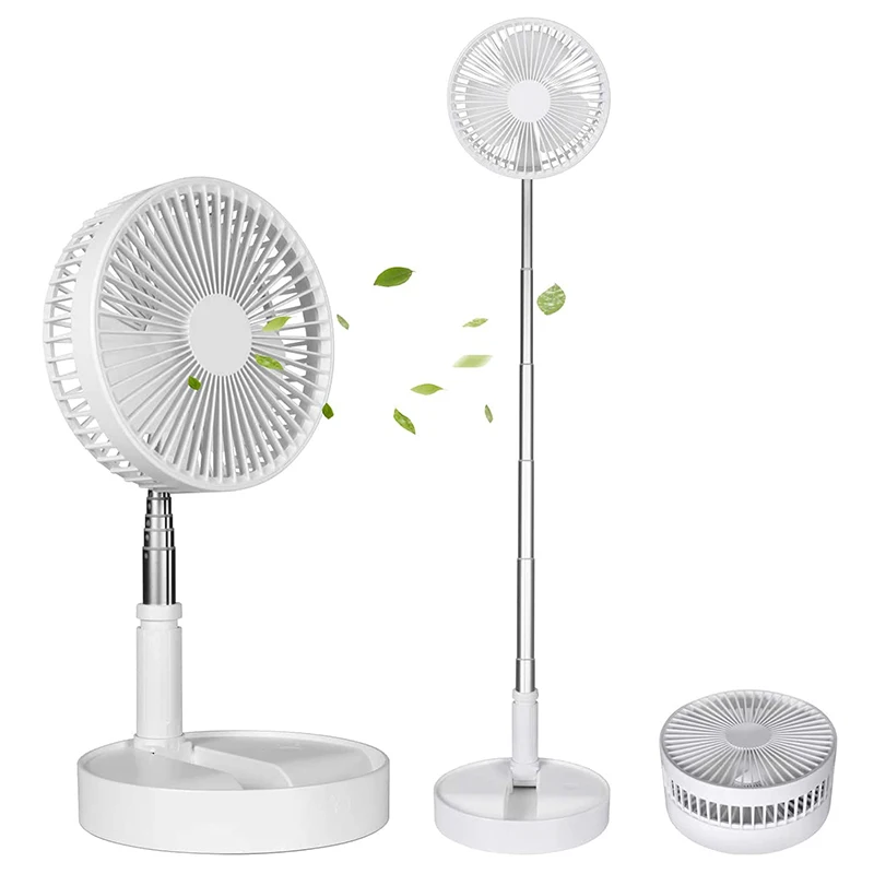 Folding-Telescopic-Floor-Fan-Usb-Charging-Portable-Electric-Fan-Mute ...