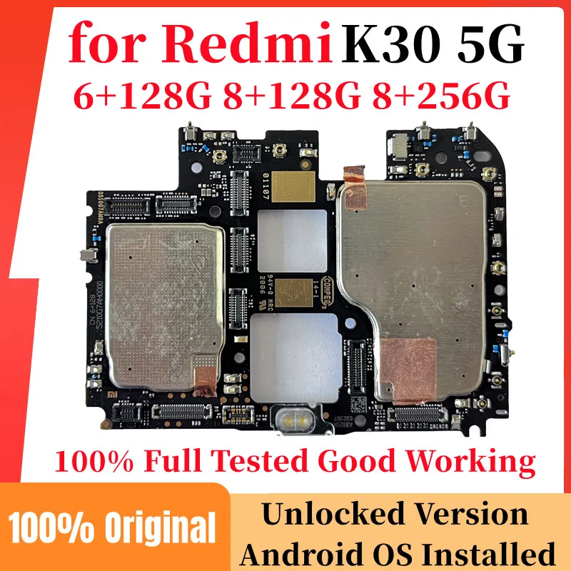 for-Redmi-K30-5G-Motherboard-Original-Unlocked-128gb-256gb-Mainboard-with-Full-Chips-Circuit ...