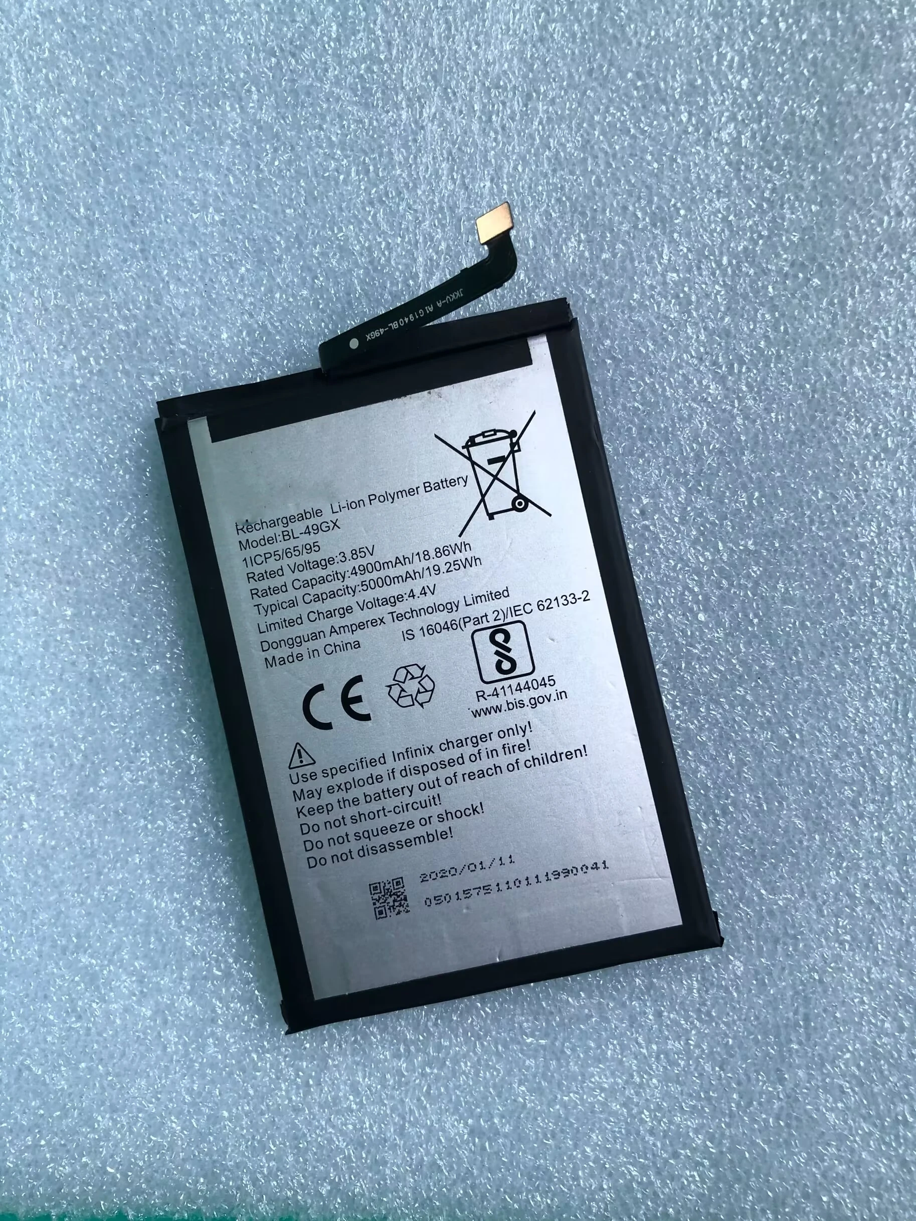 BL-49GX-Battery-For-Infinix-X690-Note7-X657-X693-NOTE-10-Hot-11S-X6812 ...