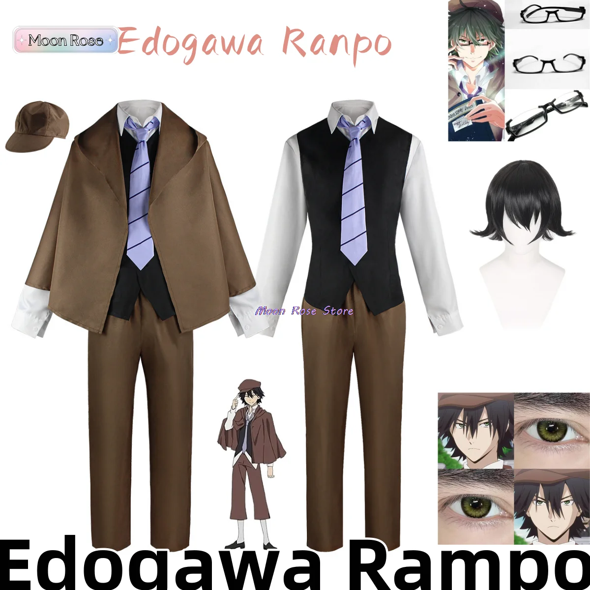Edogawa-Ranpo-cosplay-Costume-Detective-Uniform-Suit-Edogawa-Rampo ...