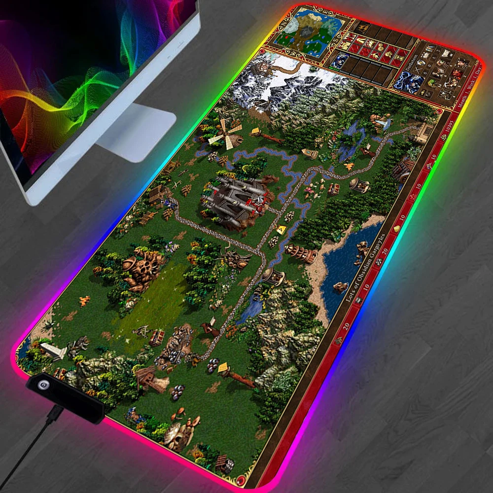 Mousepad-Gaming-LED-para-PC-Gamer-tapete-de-mesa-grande-mouse-pad-RGB ...