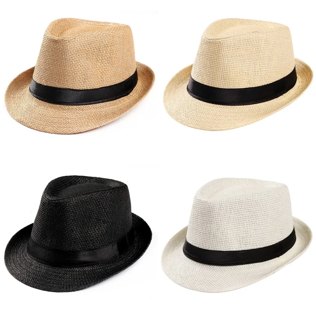 Outdoor Summer Sunshade Straw Hat Stage Dance Cowboy Jazz Party Panama ...