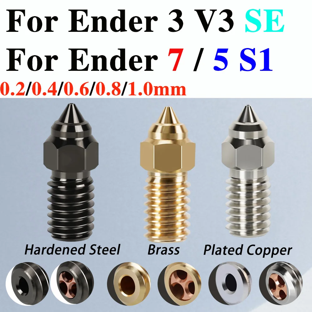 High-Speed-Nozzles-For-Ender-3-V3-SE-CHT-Hotend-Nozzle-For-Ender7-Brass ...
