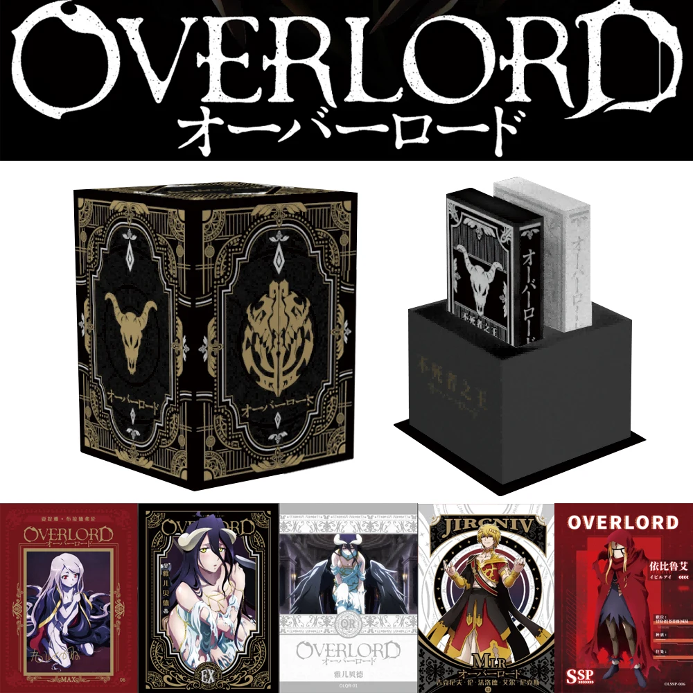 Tarjeta-aut-ntica-de-la-serie-OVERLORD-para-ni-os-juego-de-mesa-de ...