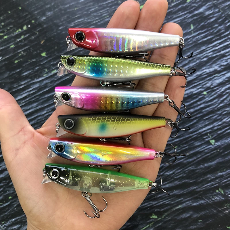 60mm-10g-Slow-Sinking-Minnow-Fishing-Lures-Long-Casting-Swimbait ...