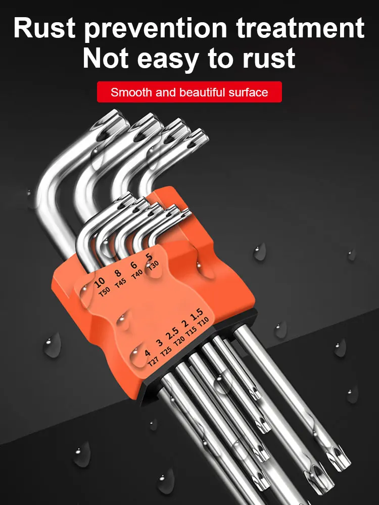 9PCS-L-Type-Double-End-Screwdriver-Hex-Wrench-Set-Allen-Key-Hexagon ...