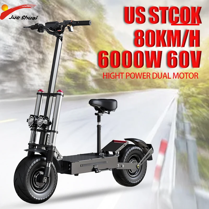 Powerful-Electric-Scooter-Max-Speed-85KM-H-Total-Power-6000W-100KM-Long ...