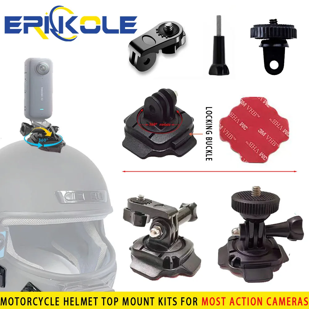 6in1-Action-Camera-Motorcycle-Helmet-Mount-Kits-For-GoPro-Hero-12-11-10 ...