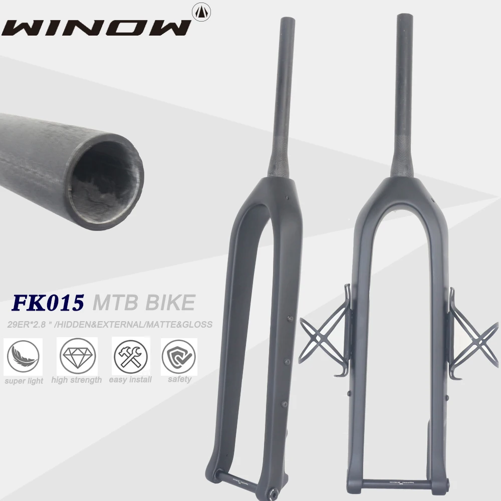 Winow-Carbon-MTB-Fork-29-Boost-15x110-160mm-Disc-Brake-Front-Fork-Black ...