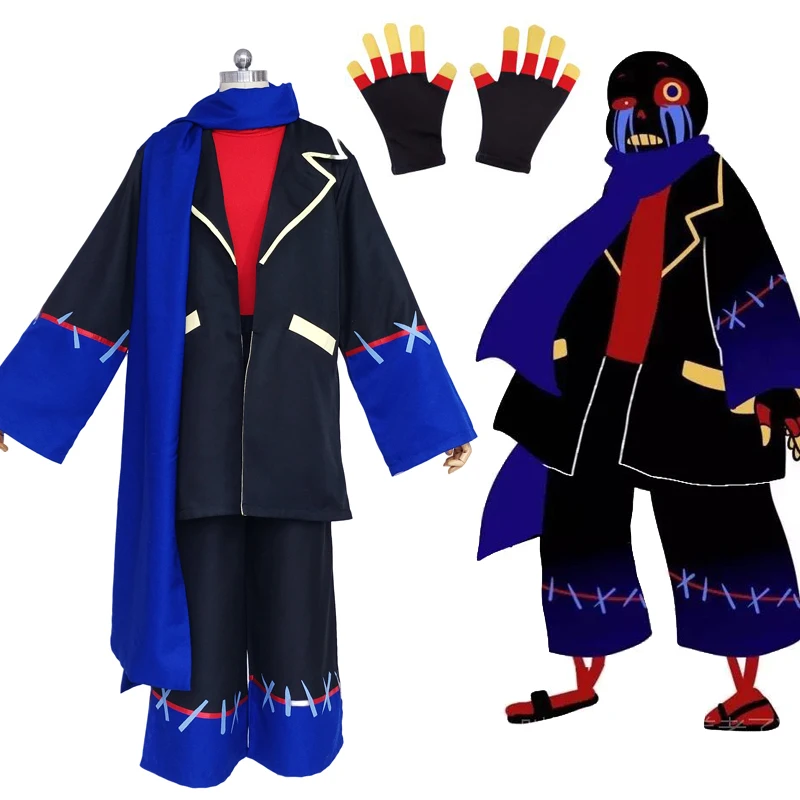 Disfraz de Cosplay de Anime Undertale Error Sans, hecho a medida ...