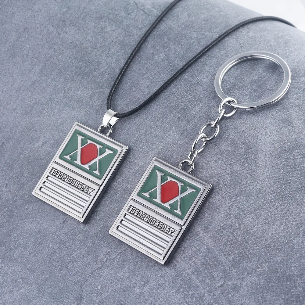 Anime-Hunter-x-Hunter-Keychain-GON-FREECSS-License-Pendant-Key-Chain ...