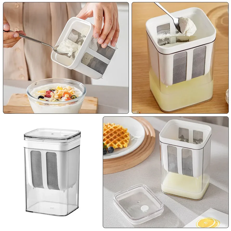 Colino Acciaio Inossidabile Colino Per Yogurt Greco In Acciaio Inox ...