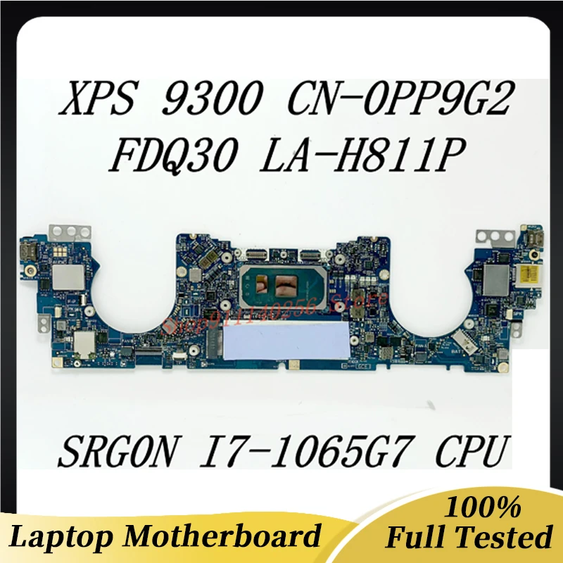 Mainboard pp9g2 0pp9g2 CN-0PP9G2 para dell xps 13 9300 portátil placa-mãe fdq30 LA-H811P w/srg0n ...