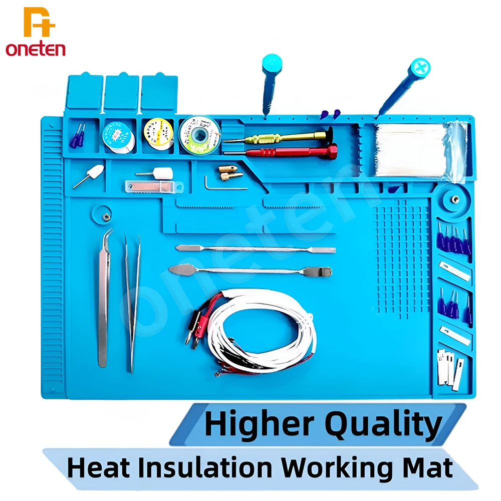 Repair-Pad-Insulation-Heat-Resistant-Soldering-Station-Silicon ...