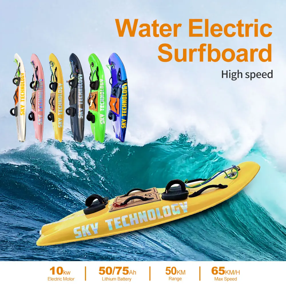 Water-Electric-Jet-Surfboard-for-Adult-with-10kw-High-Speed-Surfing ...