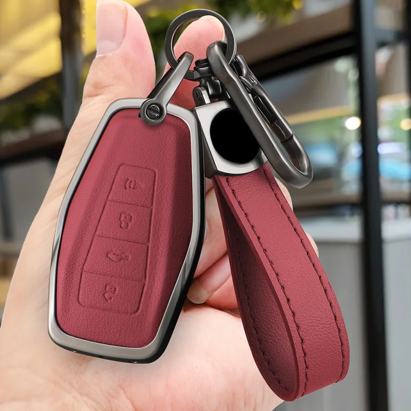 zinc-alloy-Car-Remote-Key-Case-Cover-Holder-Shell-For-Geely-Emgrand-X7 ...