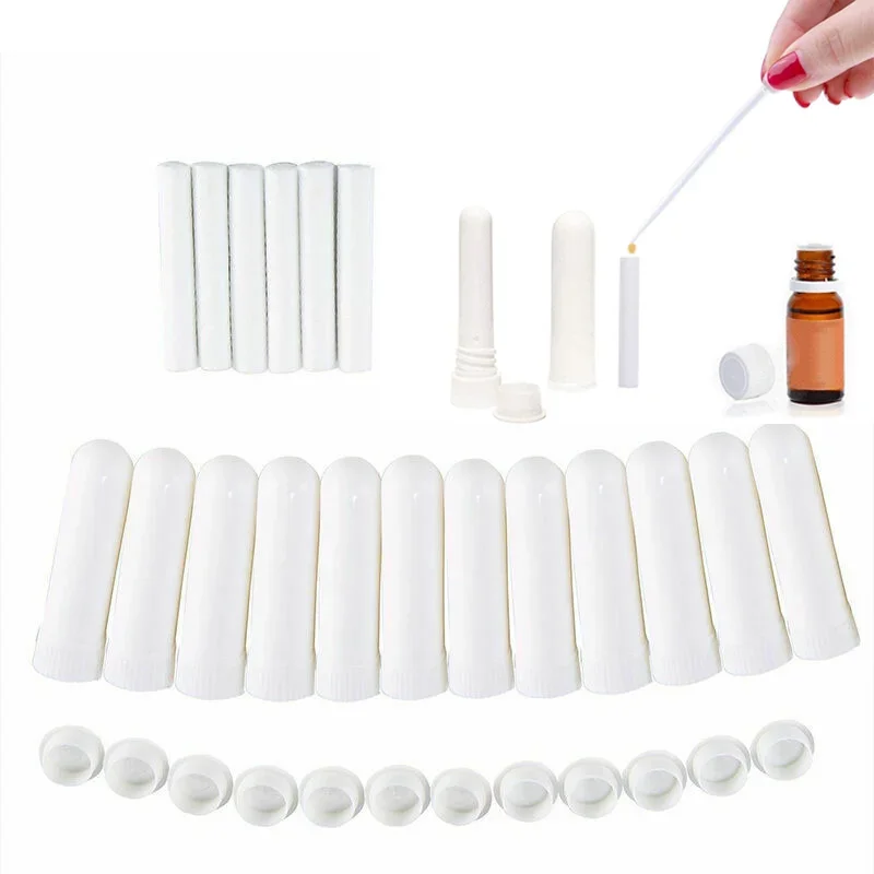 100pcs-Blank-Nasal-Inhalers-Stick-Reusable-DIY-Essential-Oil ...