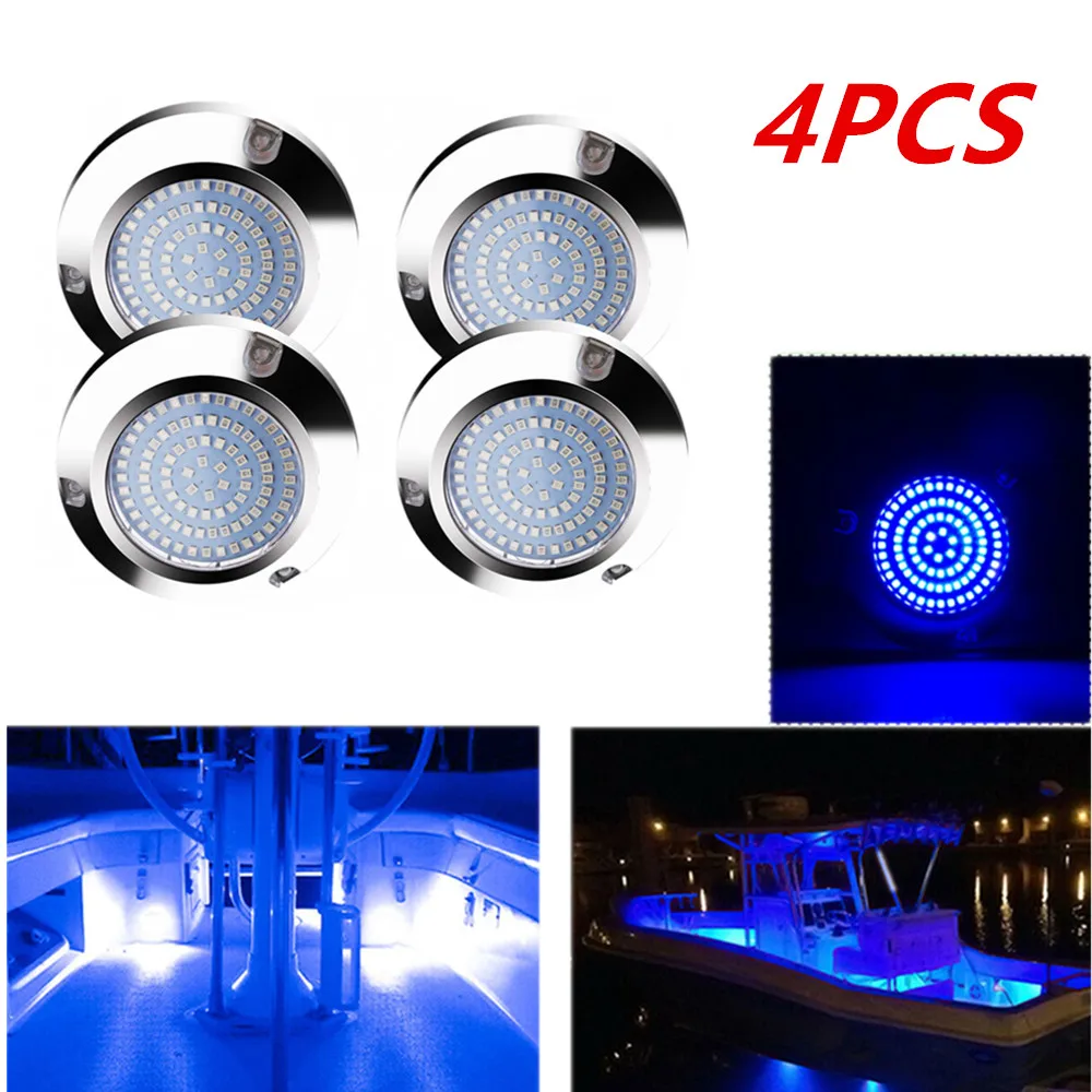 4PCS-90LED-Boat-Ceiling-light-Yacht-Underwater-Navigation-Light-Camping ...