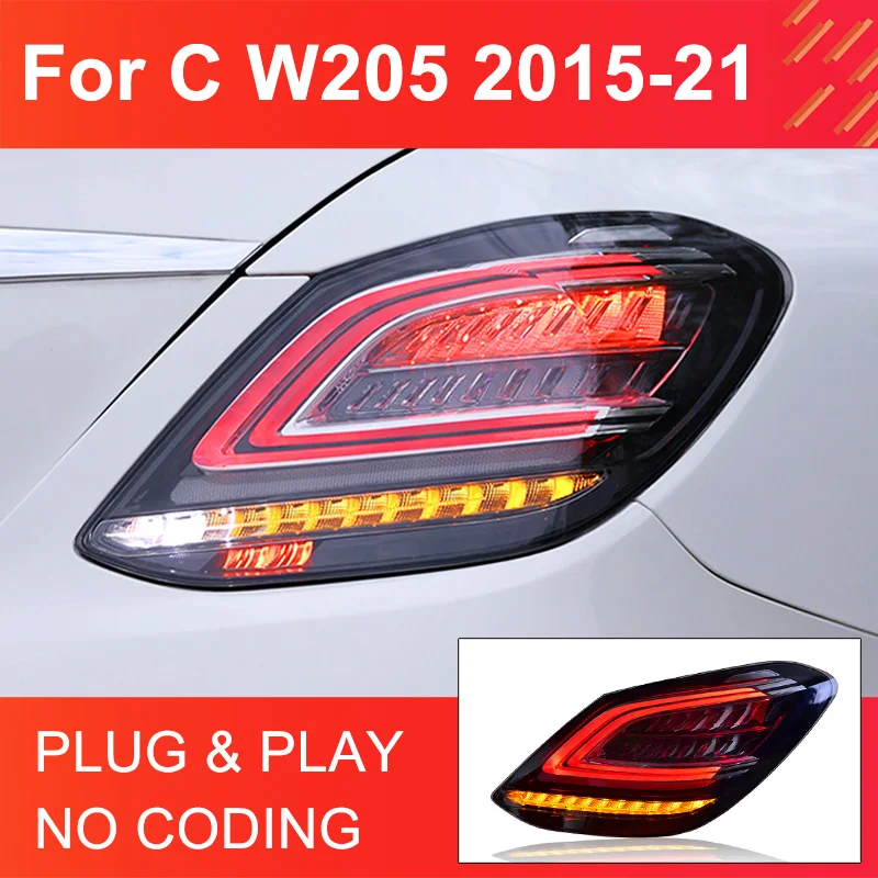 1-Pair-LED-Tail-Light-Assembly-for-Mercedes-Benz-W205-2015-2021 ...