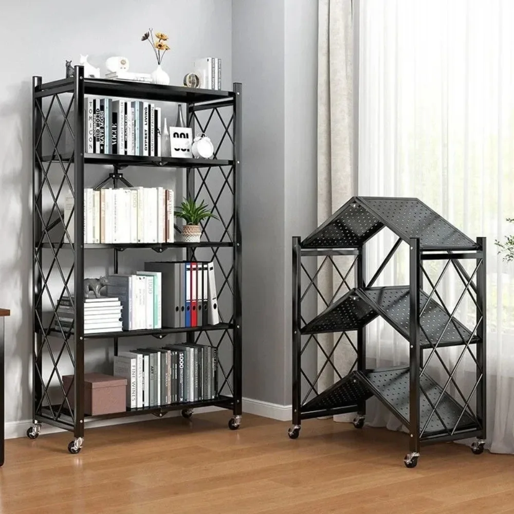 Multilayer-Kitchen-Storage-Iron-Frame-Room-Outdoor-Flower-Stand-Shelves ...