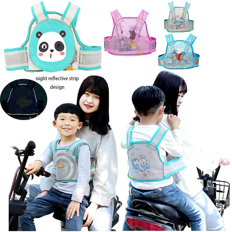 Baby Kids Safety Motorcycle Belt Child Seat Belt Riding Harness Motor ...