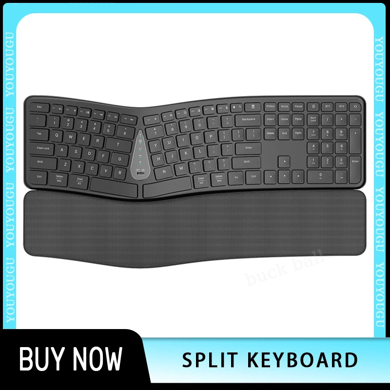 Gamer-110-Key-Wireless-Keyboard-Abs-Ergonomic-Silent-Keyboard-Bt-3-Mode ...