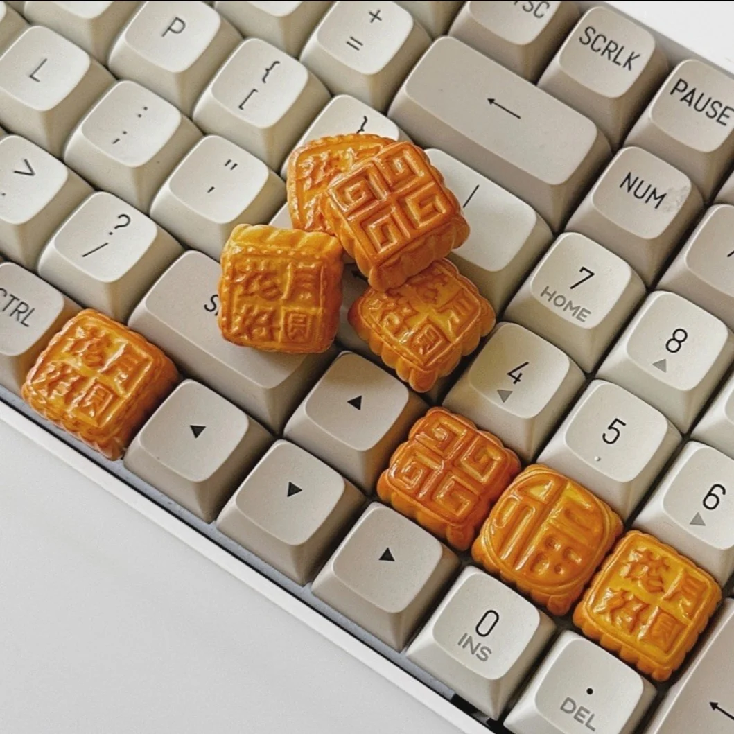 Gourmet-Mooncake-Keycaps-Mid-Autumn-Festival-Gift-Keycaps-DIY ...