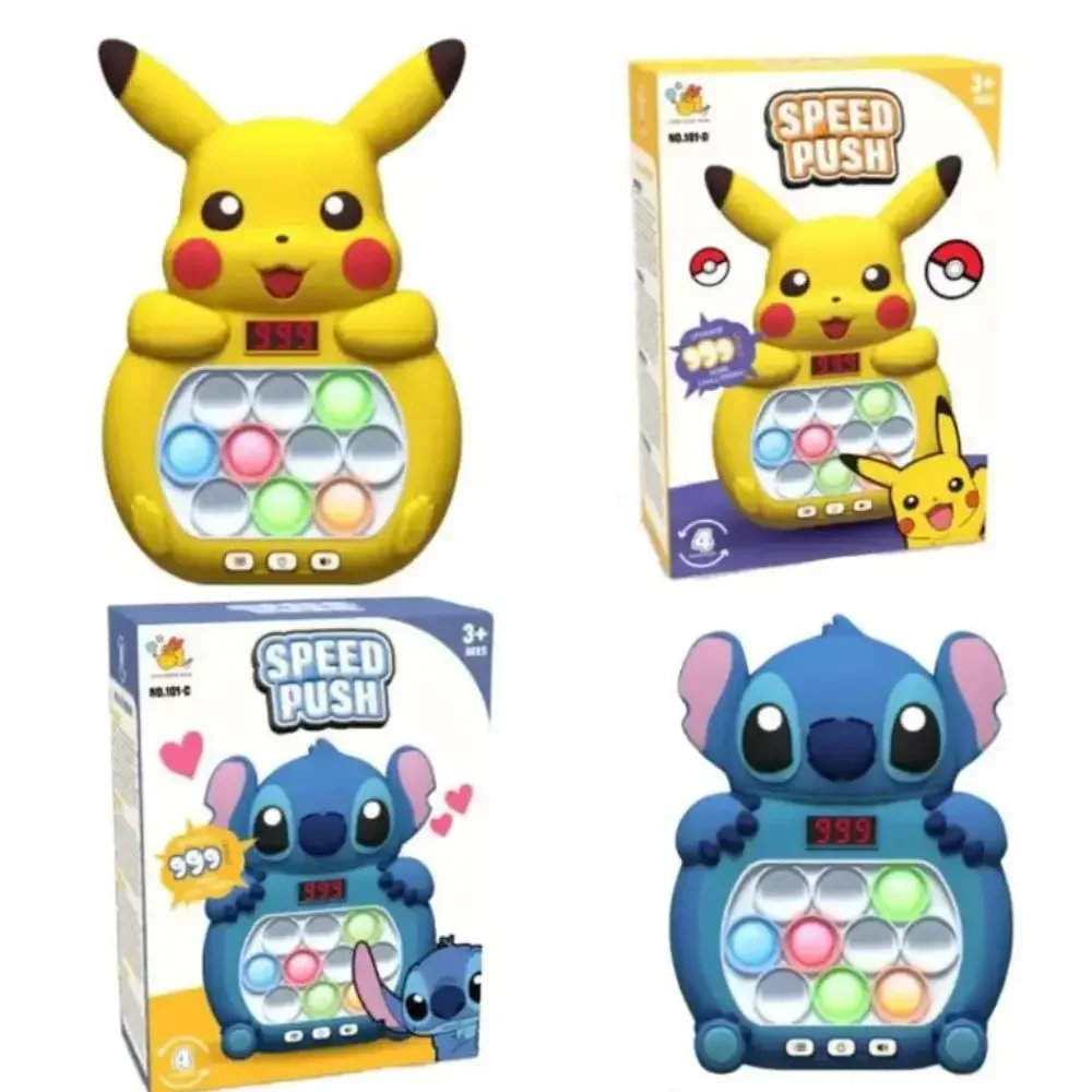 Pokemon-Pikachu-Stitch-Quick-Push-Game-Console-Stress-Toys-Puzzle-Game ...