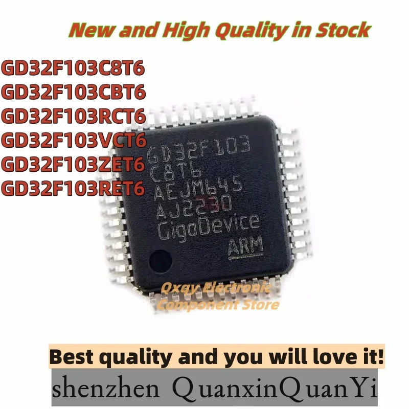 10pcs-new-GD32F103C8T6-C8T6-GD32F103CBT6-CBT6-GD32F103RCT6-RCT6-GD32F103VCT6-VCT6-GD32F103ZET6 ...