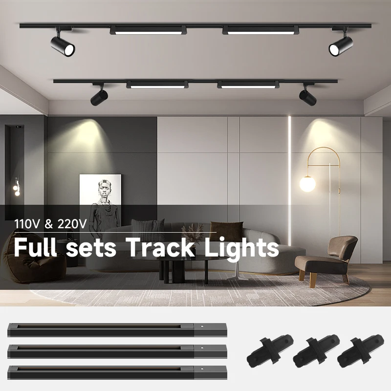 Led-Track-Light-110-265V-COB-Track-Rail-Lighting-for-Living-Room ...