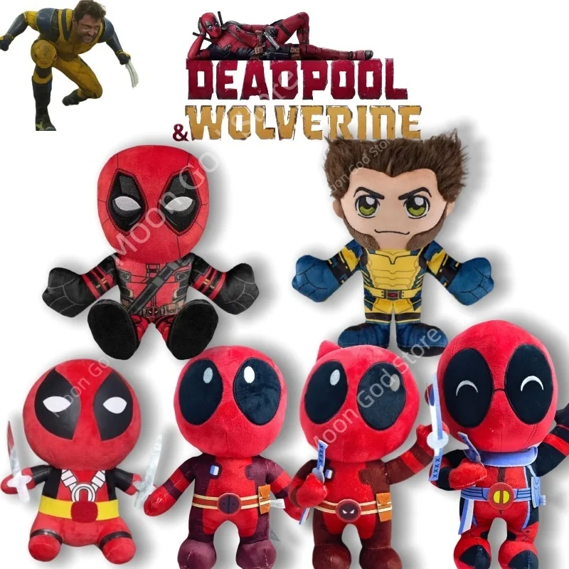 Deadpool-Wolverine-Doll-Deadpool-Plushie-juguetes-Wolverine-Logan ...