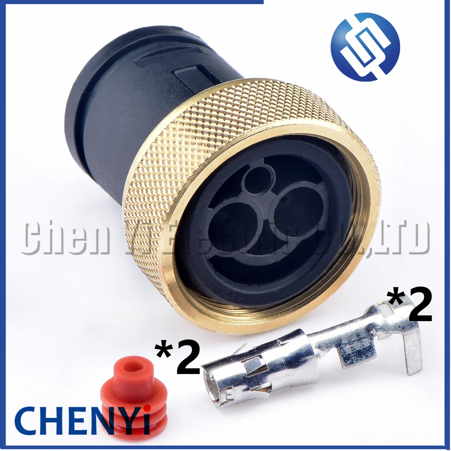 2-Pin-Circular-Metal-connector-harness-plug-100283-1-With-terminal-pins ...