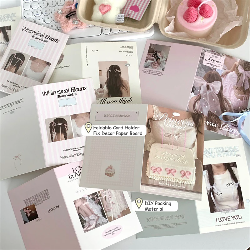 10Pcs-Korean-Ins-Fashion-Cute-Kpop-Photo-Card-Back-Card-Foldable-Card ...