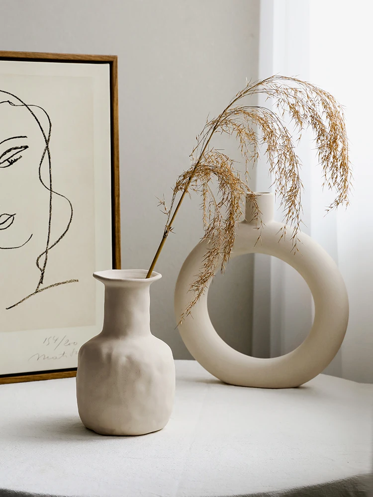VASE,6--Vase à fleurs en céramique de Style minimaliste nordique ...