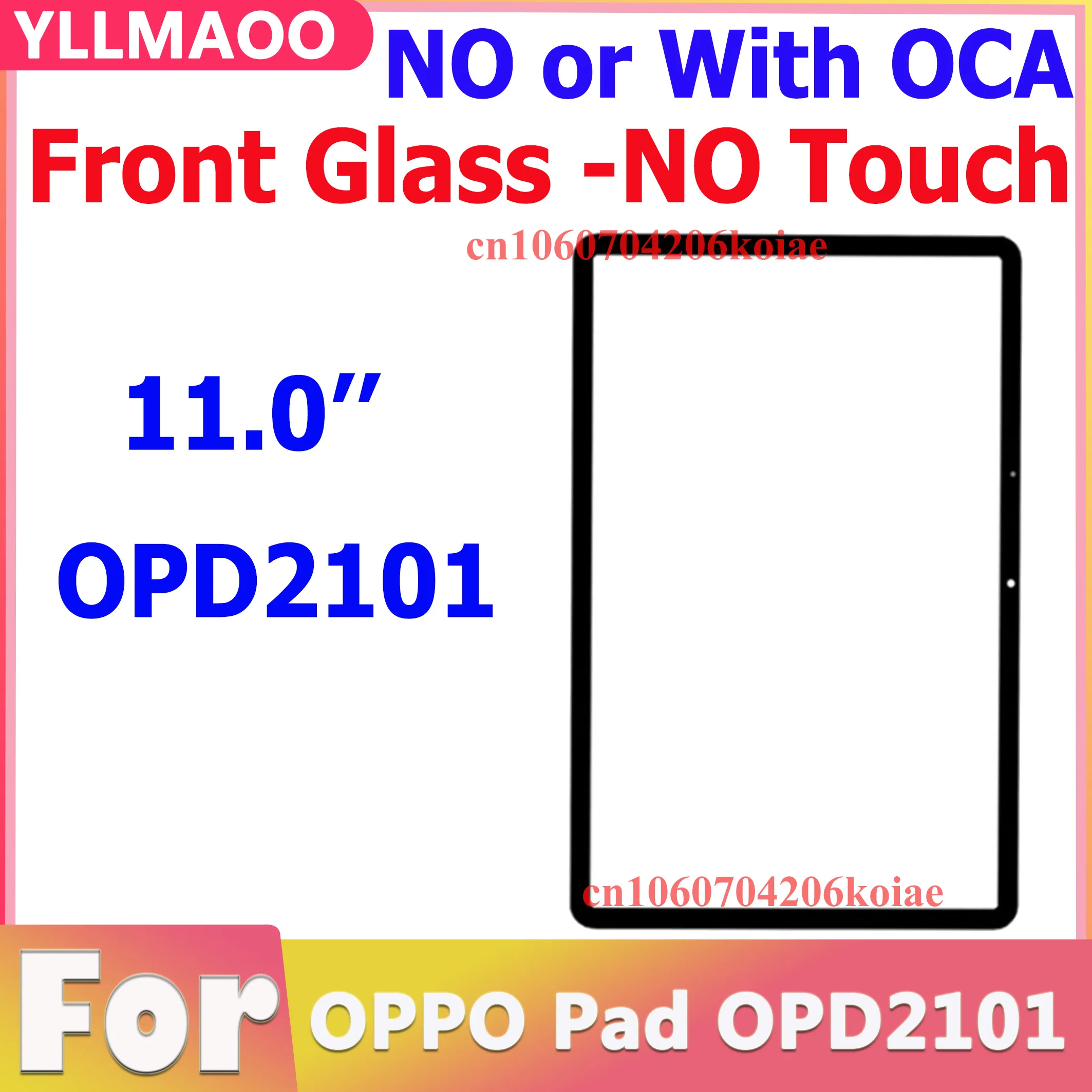 Front-Glass-With-OCA-For-OPPO-Pad-11-OPPOPad-OPD2101-OPD-2101-Touch ...