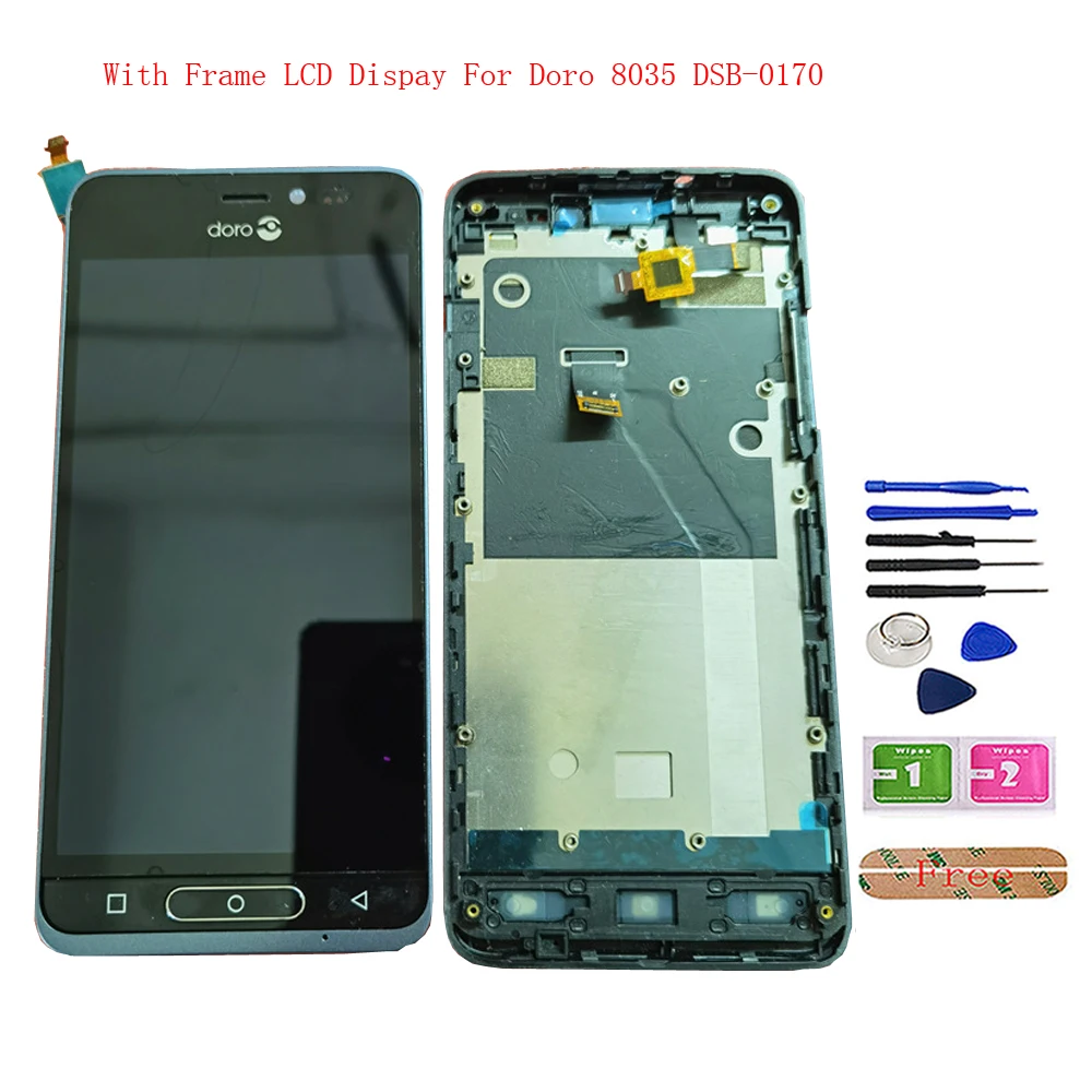 Mobile Front Lcds Touch Glass For Doro 8035 Dsb-0170 Lcd Display Touch ...