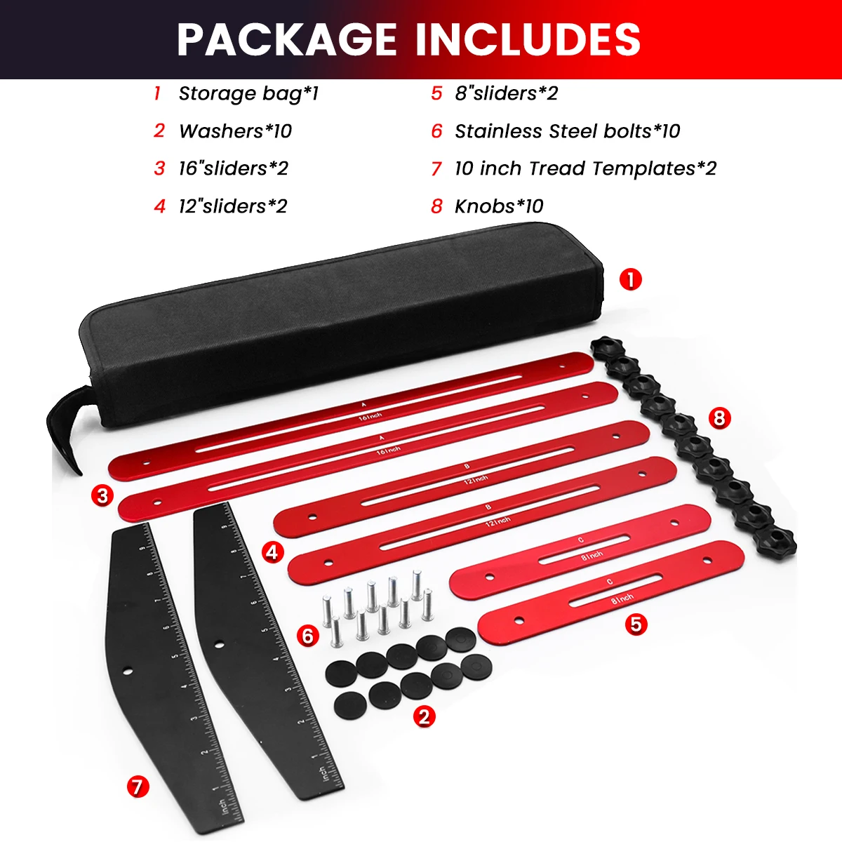 Scribe Tool New Stair Tread Gauge And Shelf Layout Tool Adjustable ...