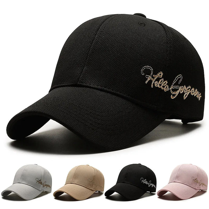 Korean-Style-Letters-Embroidery-Baseball-Cap-for-Men-Women-Summer ...