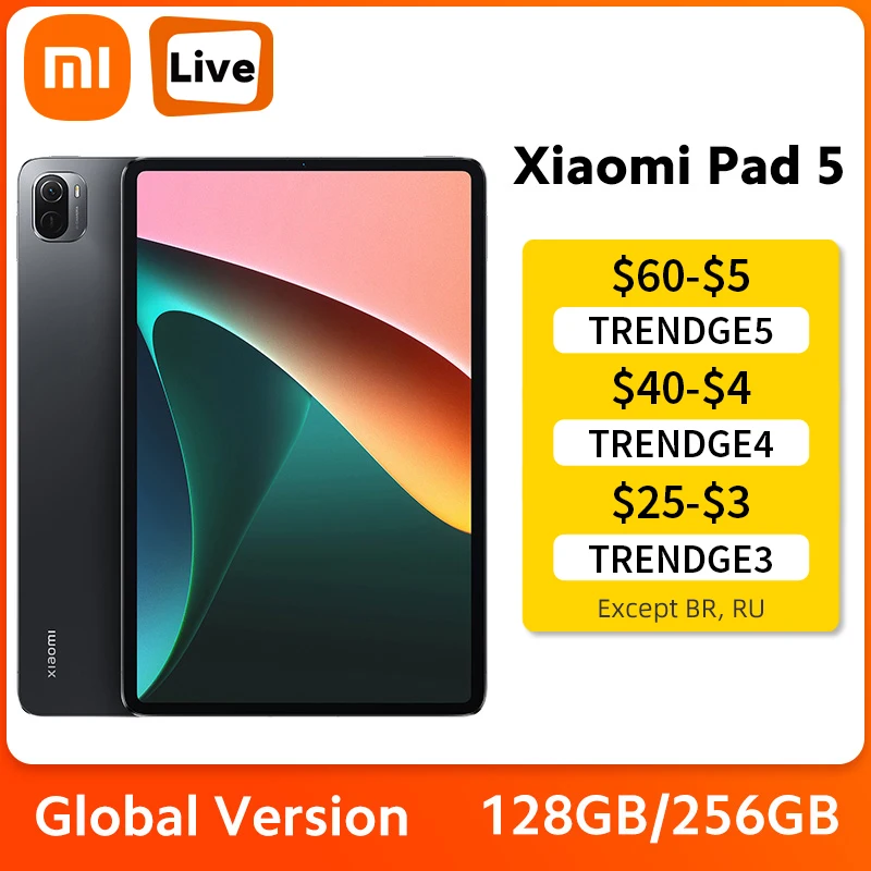 Original Global Version Xiaomi Pad 5 Mi Pad 5 6gb 128gb/256gb ...