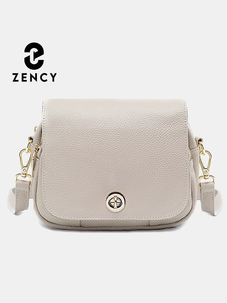 Zency Women Genuine Leather Elegant Small Flap Designer Handbag Roomy ...