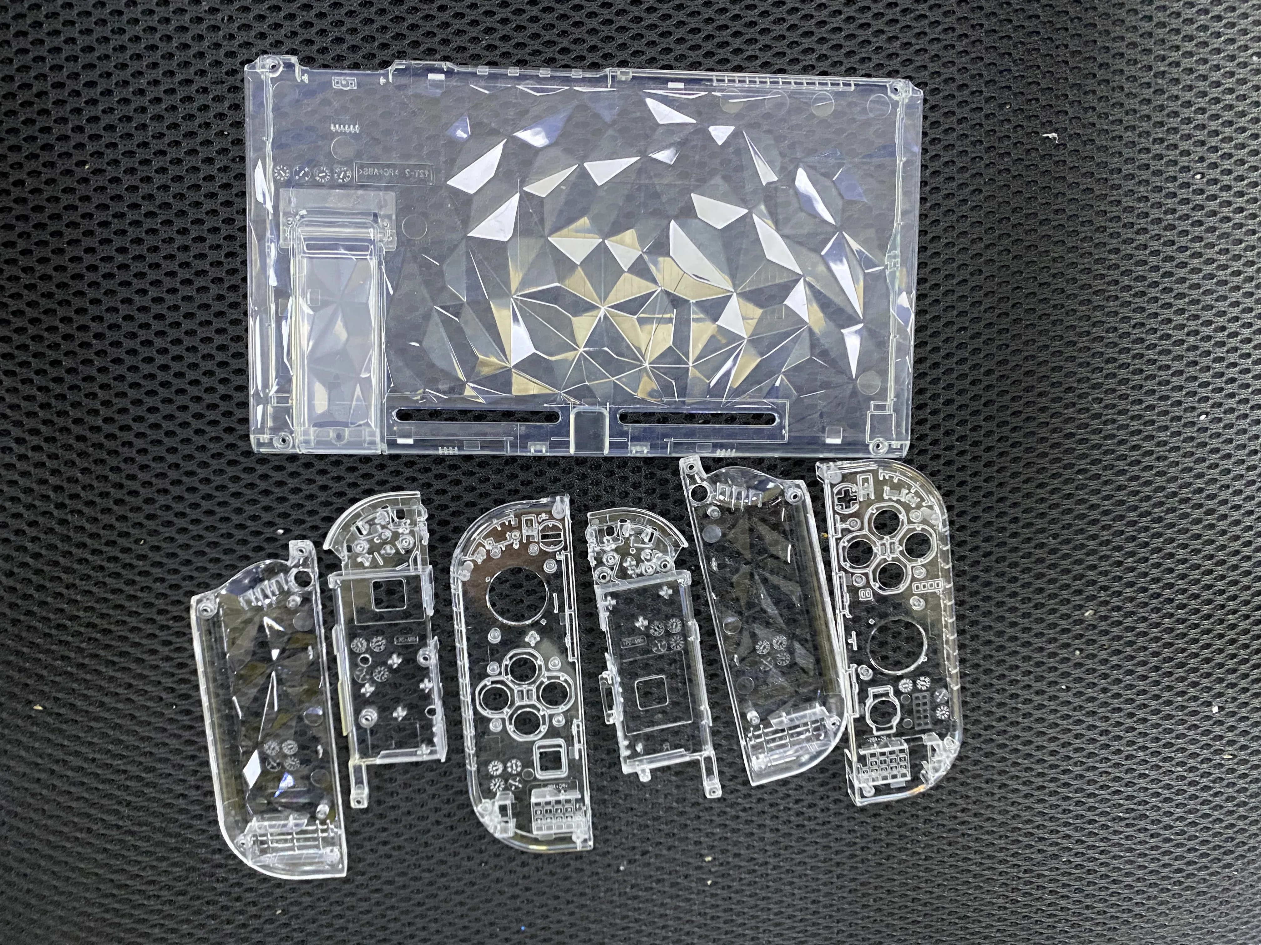 Clear Crystal Housing Shell For Nintend Switch Console Diamond Skin ...