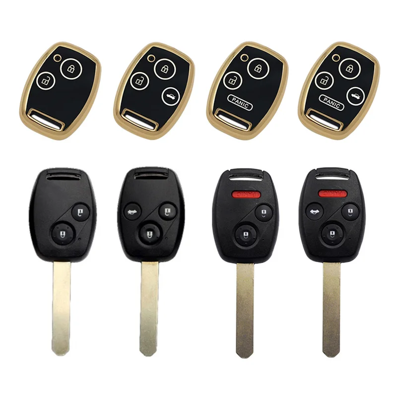 1pcs-Tpu-Car-Key-Case-Cover-For-Honda-Fit-CIVIC-JAZZ-Pilot-Accord-CR-V ...
