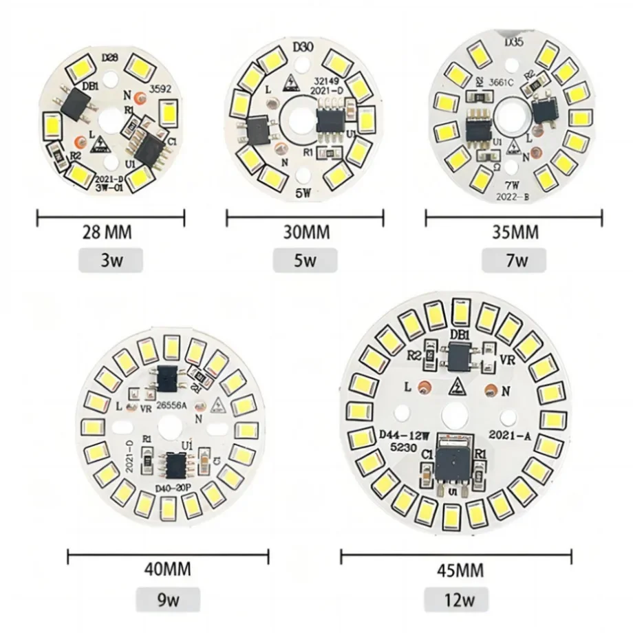 YzzKoo-LED-Bulb-Patch-Lamp-SMD-Plate-Circular-Module-Light-Source-Plate ...