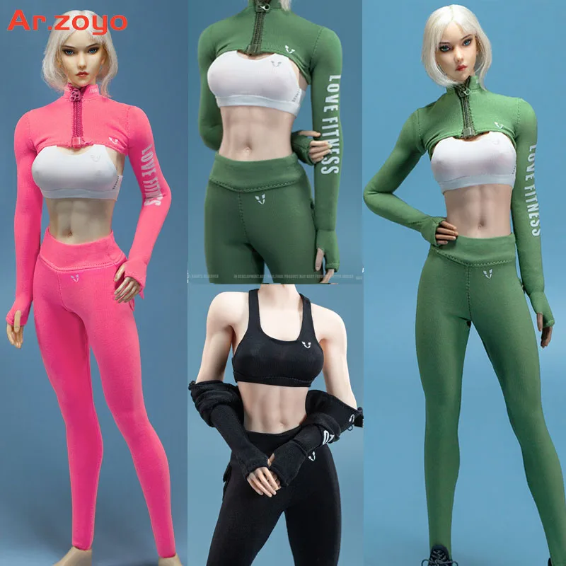 BOX STUDIO BOX-001 1/6 Female Sportswear Suit Yoga Sprots Clothes Model ...